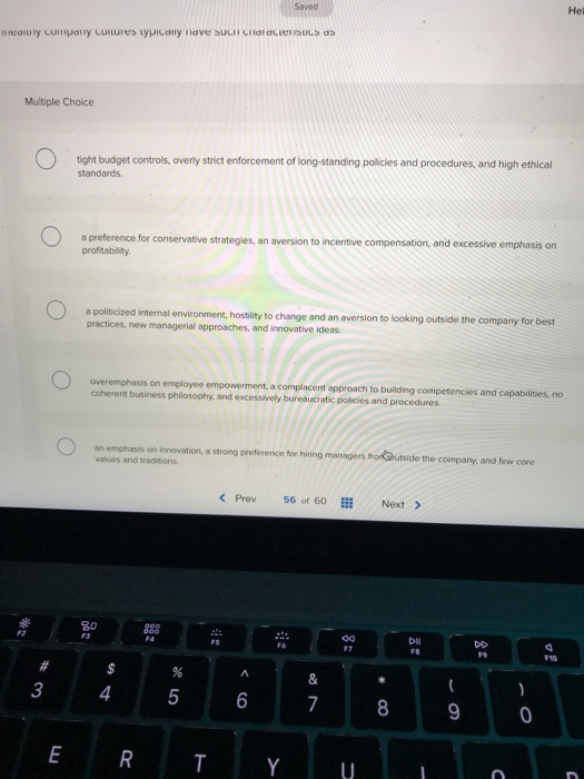 Solved The menu of actions management can take to change | Chegg.com