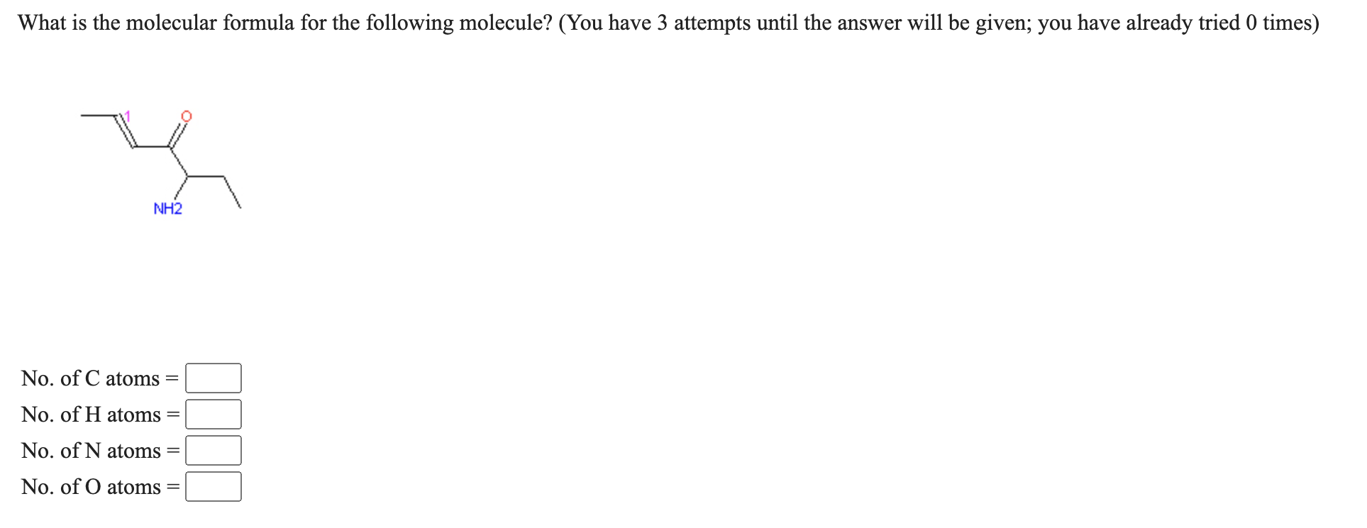 Solved What is the molecular formula for the following | Chegg.com