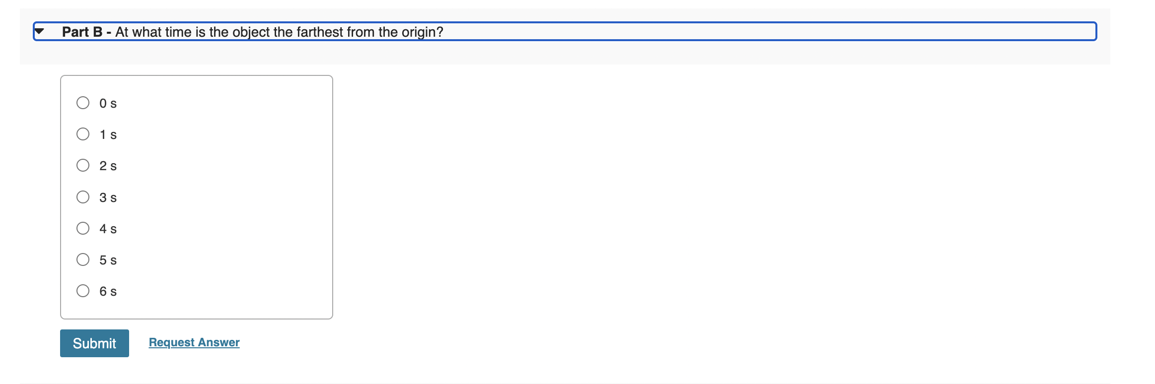 Starting At The Origin An Object Moves Along The