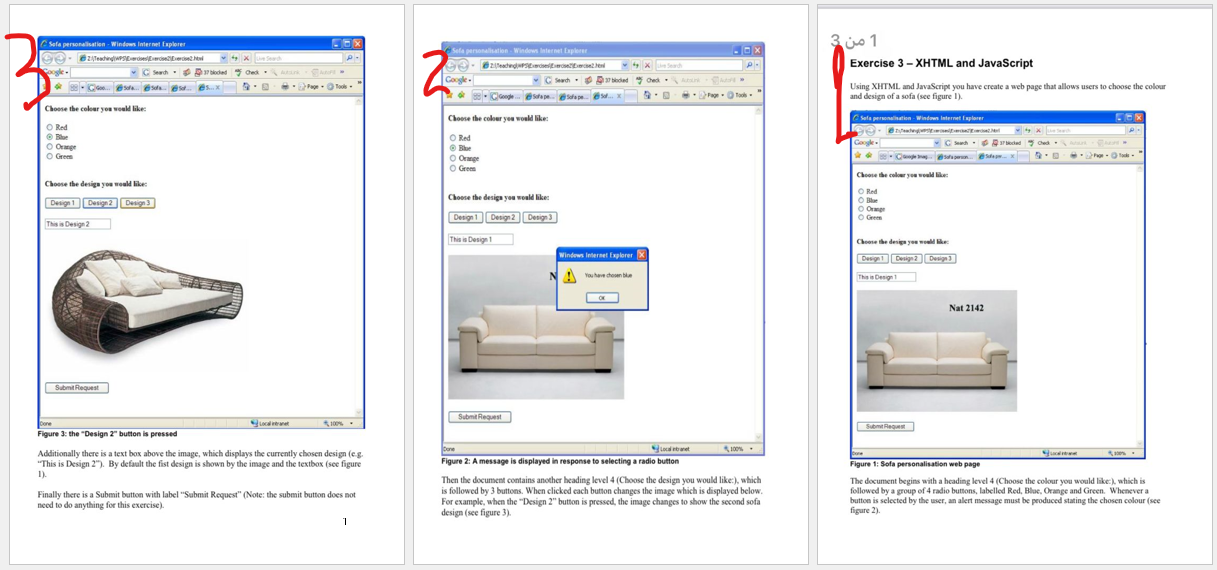 Solved pleas i want you to write these webpages | Chegg.com