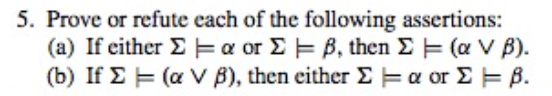 Solved 5. Prove or refute each of the following assertions: | Chegg.com