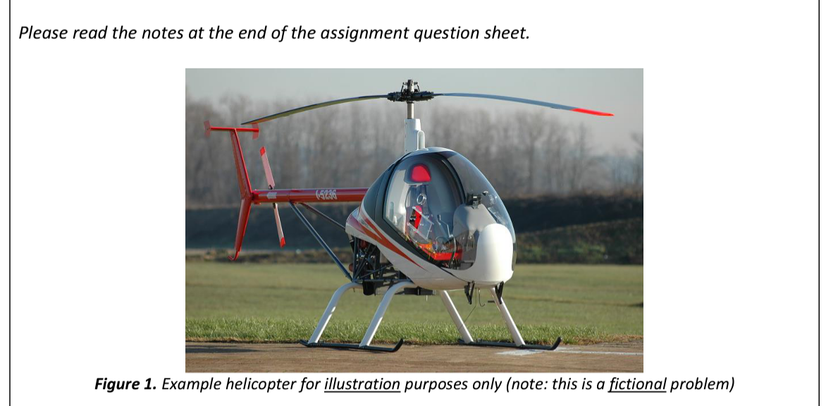 Helicopter Shaft Design A 1250kg helicopter has a | Chegg.com