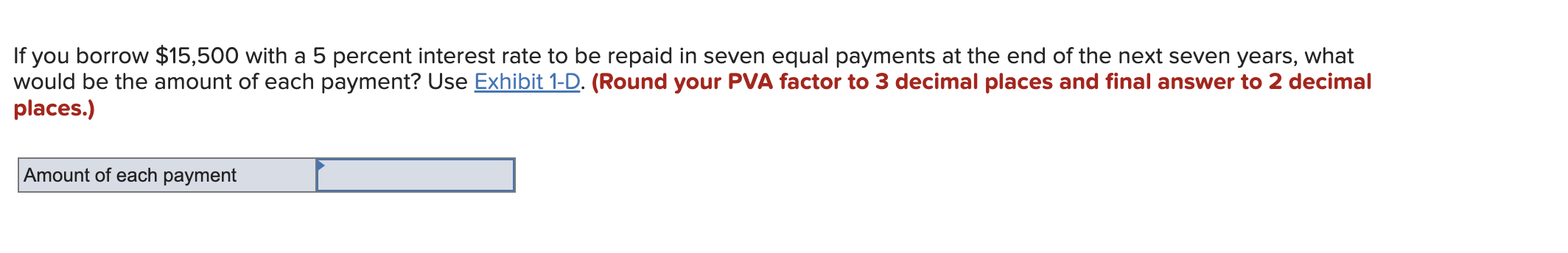 Solved If you borrow $15,500 with a 5 percent interest rate | Chegg.com