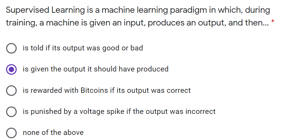 Solved Supervised Learning is a machine learning paradigm in | Chegg.com