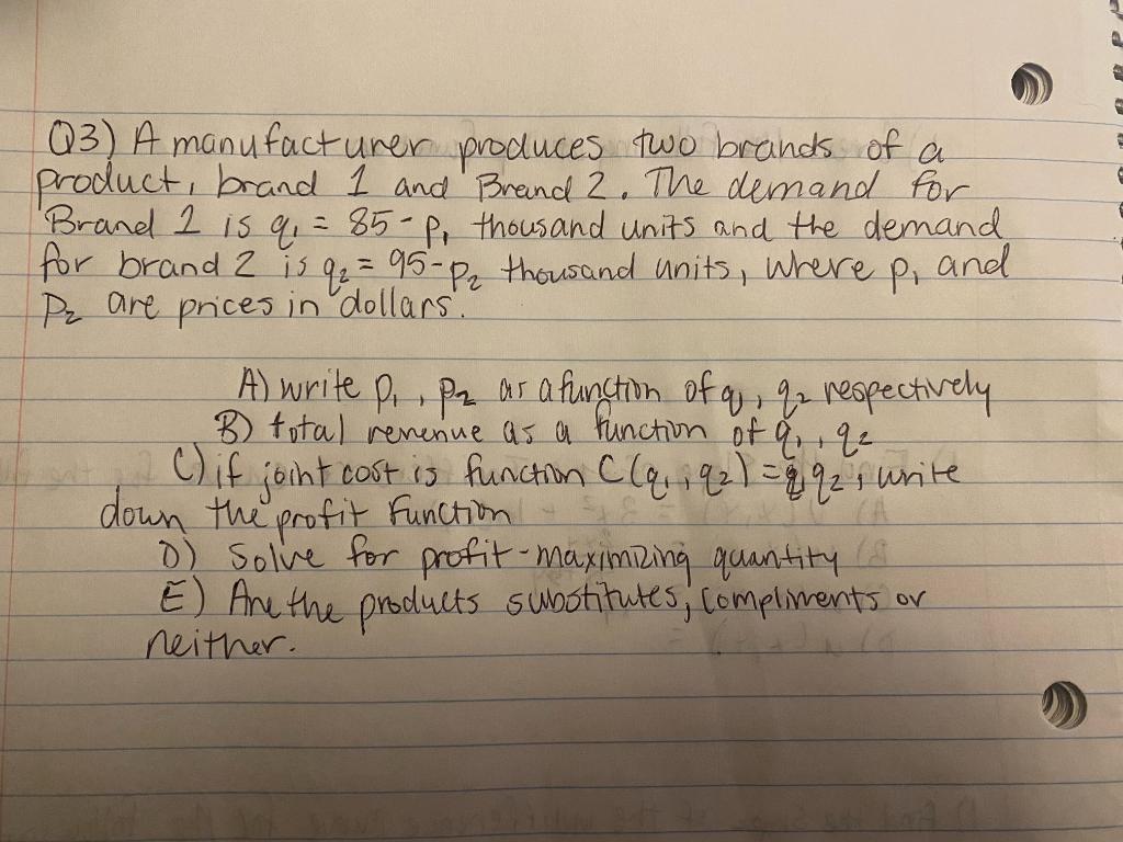Solved Show Work Chegg