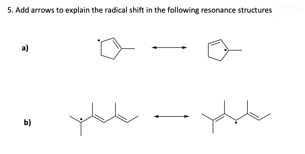 Solved 5. Add arrows to explain the radical shift in the | Chegg.com