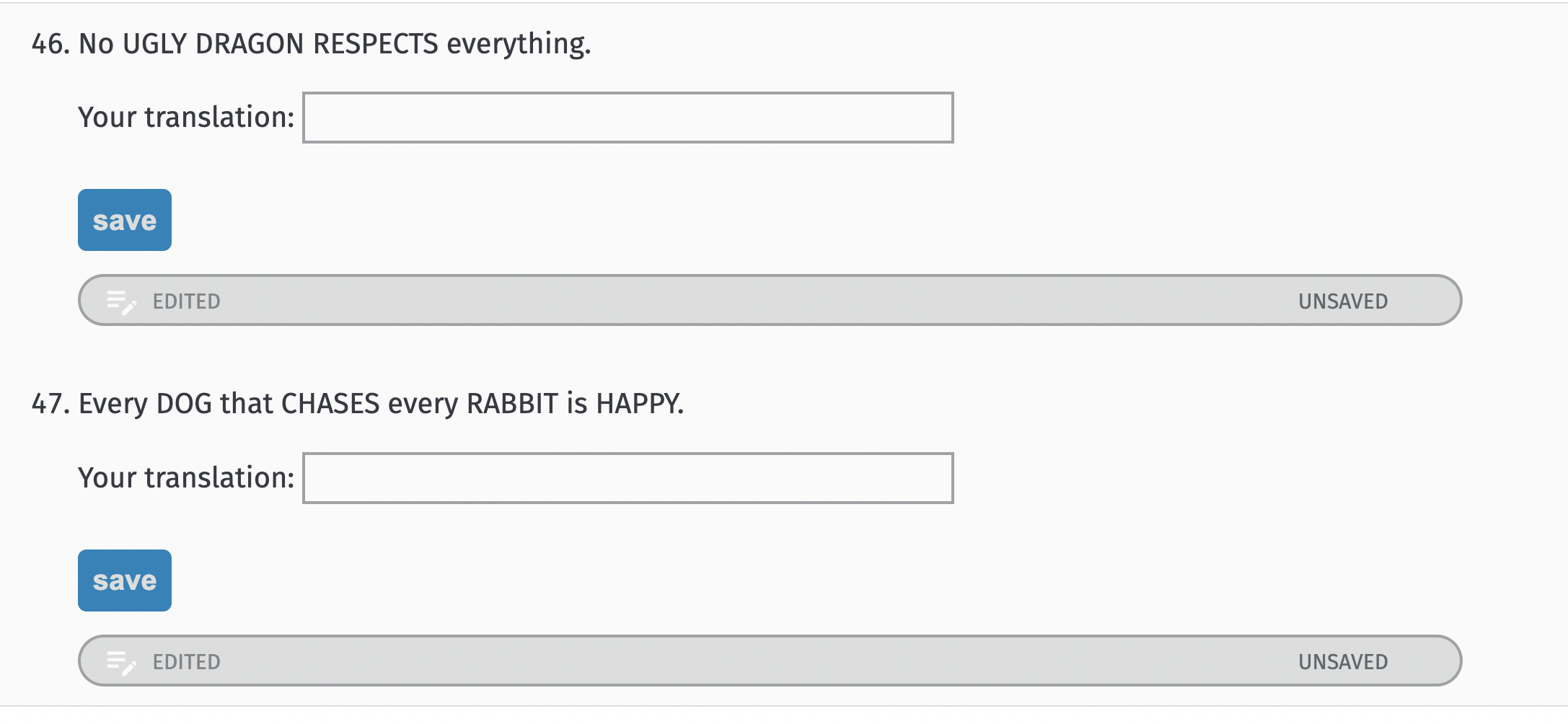 Solved Translate the following statements into the language | Chegg.com