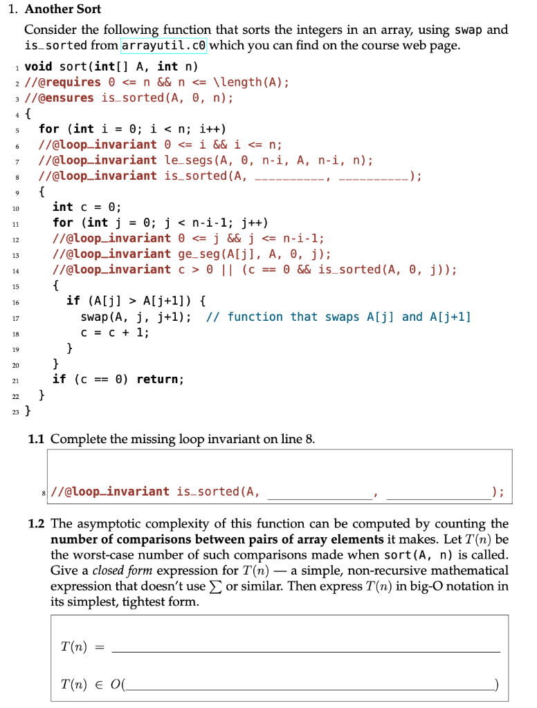 Solved Answer the two problems below by filling in the blank | Chegg.com