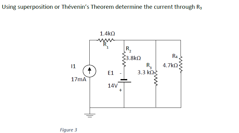 Solved Using superposition or Thévenin's Theorem determine | Chegg.com