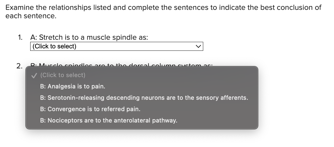 Solved Examine the relationships listed and complete the | Chegg.com
