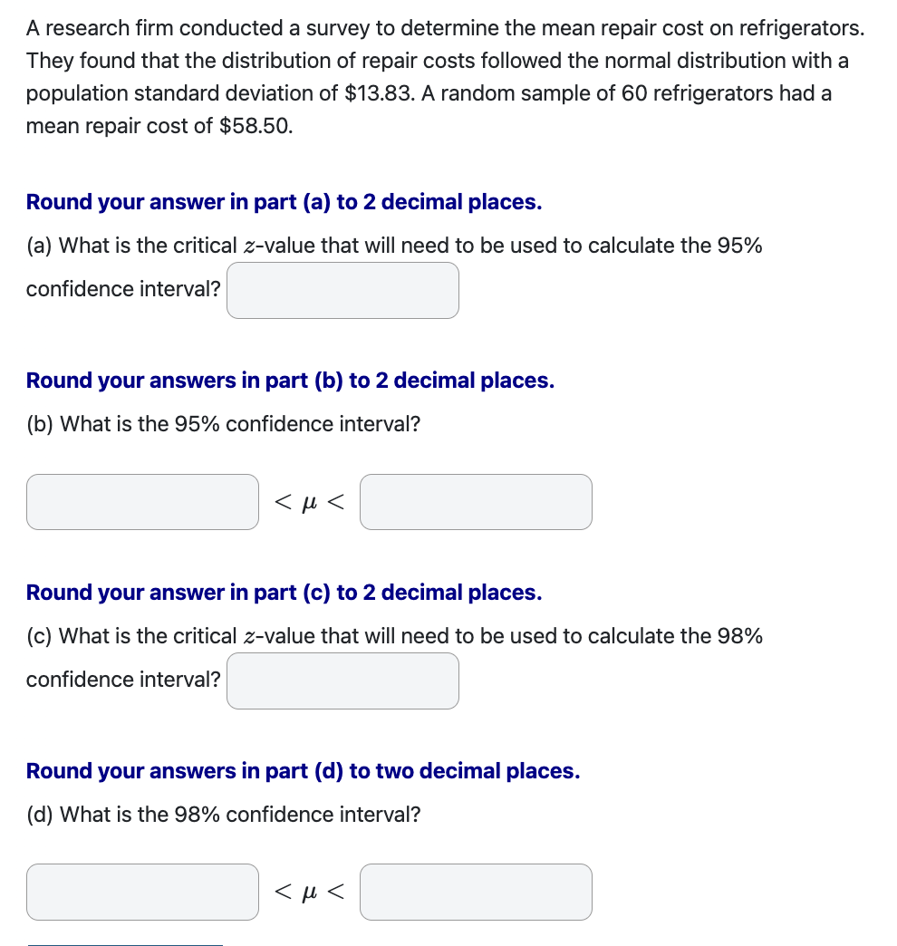 Solved A research firm conducted a survey to determine the | Chegg.com