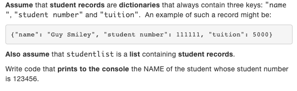 Solved Assume that grade records are dictionaries that | Chegg.com