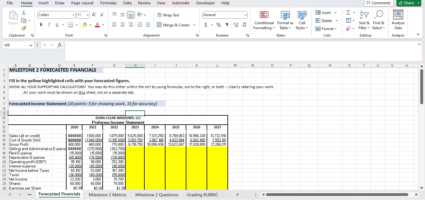 You invented “Dura-Clear windows” that never need | Chegg.com
