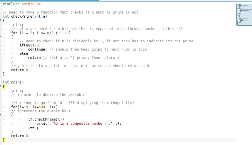Solved C Language onlyOnly looking for composite number | Chegg.com