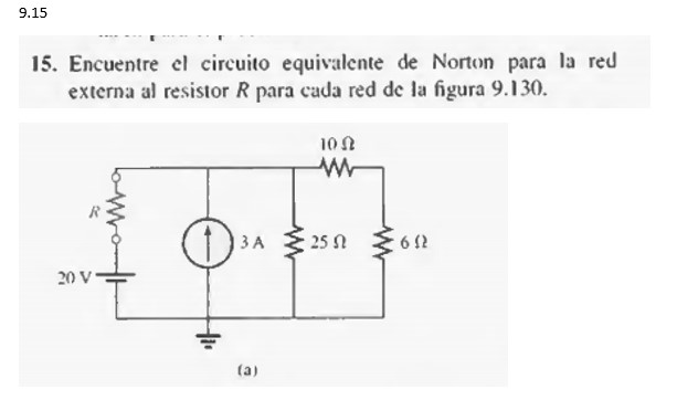 Solved 9.15 15. Encuentre el circuito equivalente de Norton | Chegg.com Solved 9.15 15. Encuentre el circuito equivalente de Norton | Chegg.com