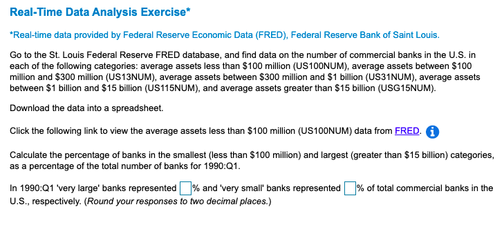 Real-Time Data Analysis Exercise* "Real-time data | Chegg.com