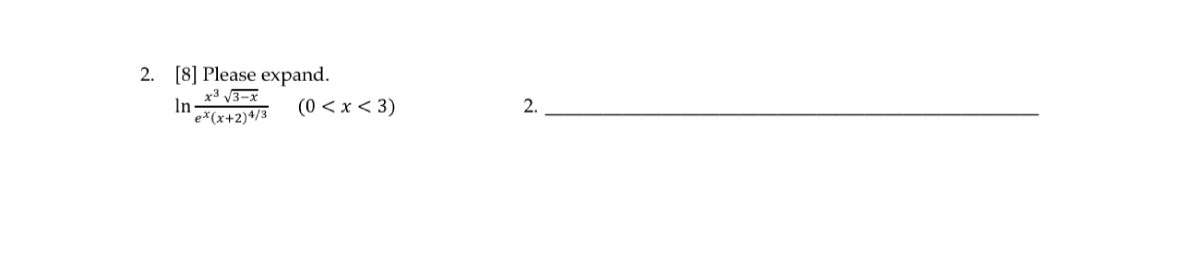 Solved [8] ﻿Please expand. | Chegg.com