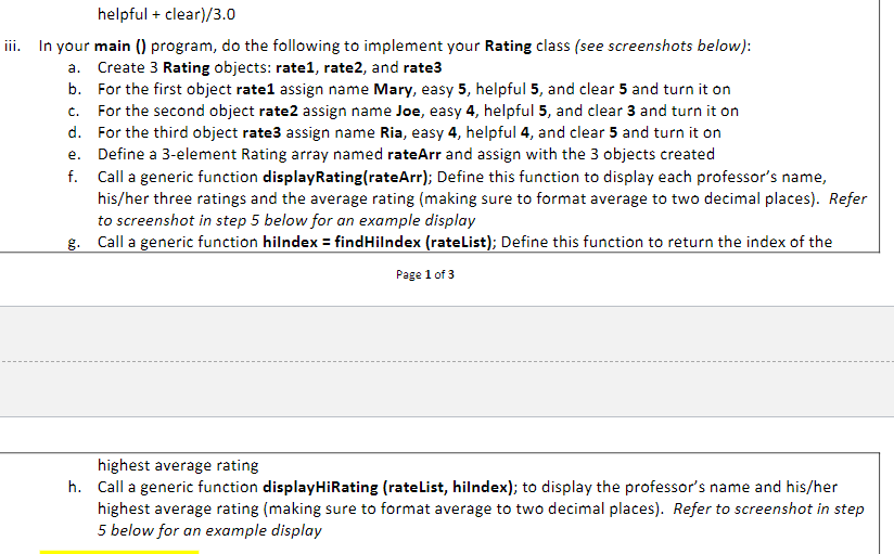 Solved (CH9) Program Assignment Instructions Last Changed: | Chegg.com