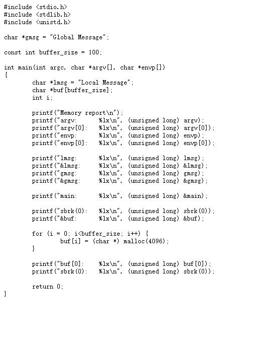 Solved Compile and run 3000memview.c, then consider the | Chegg.com