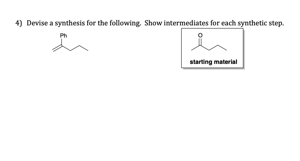 Solved Devise a synthesis for the following. Show | Chegg.com