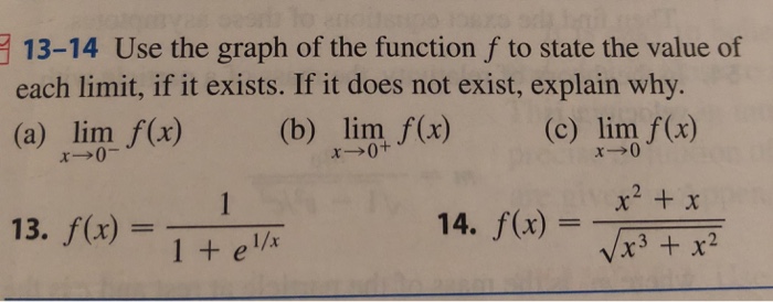 Solved 13-14 Use the graph of the function f to state the | Chegg.com