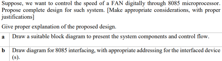 8085 Microprocessor Answer if n only if you have | Chegg.com