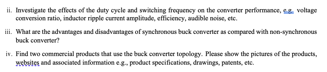 Solved ii. Investigate the effects of the duty cycle and | Chegg.com