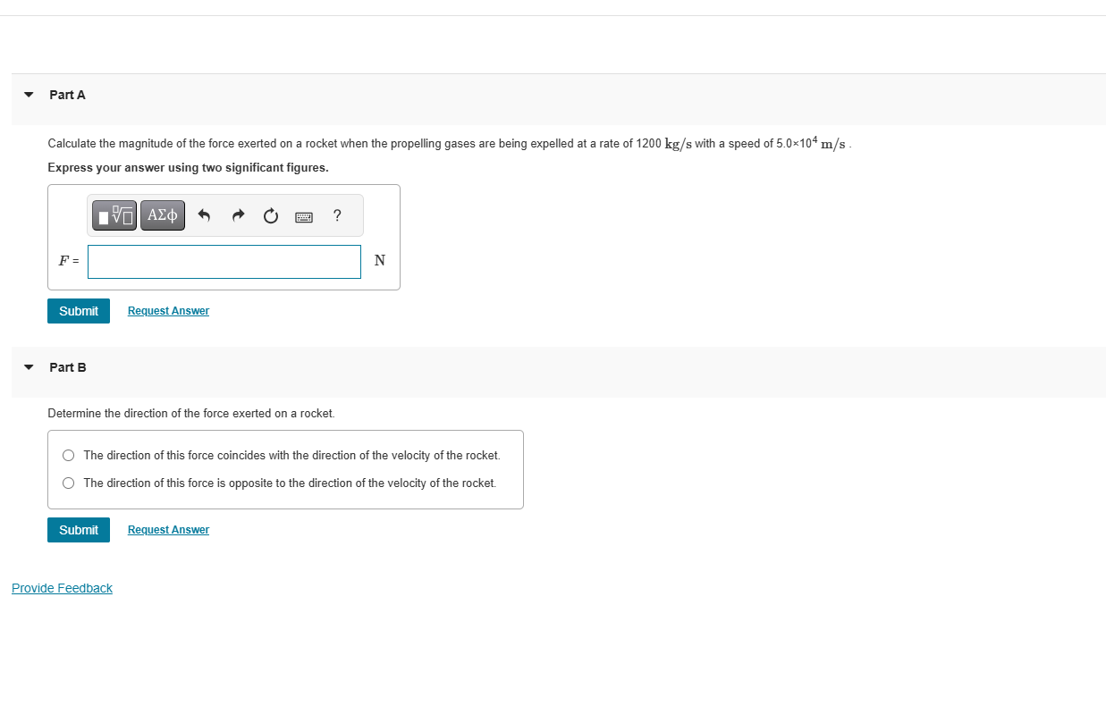 Solved Part ACalculate the magnitude of the force exerted on | Chegg.com