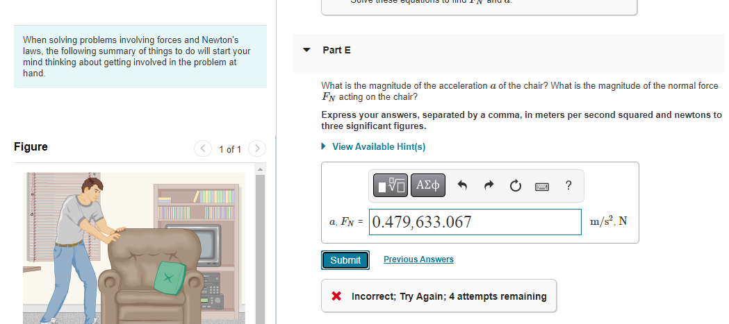 When solving problems involving forces and Newton's | Chegg.com