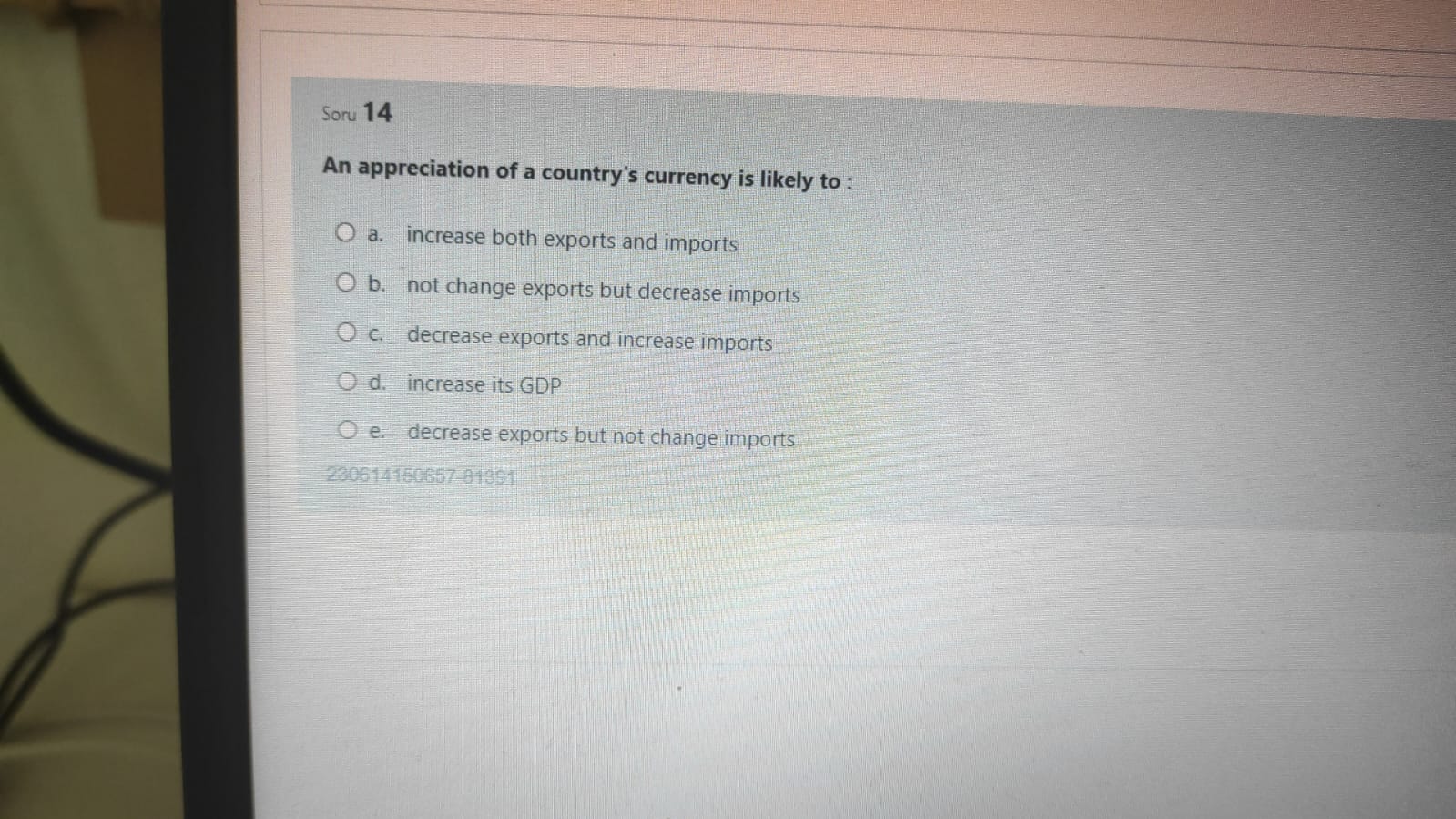 Solved An appreciation of a country's currency is likely to: | Chegg.com