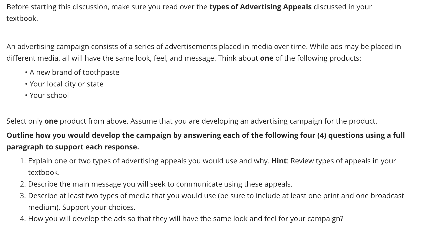 Solved An advertising campaign consists of a series of | Chegg.com