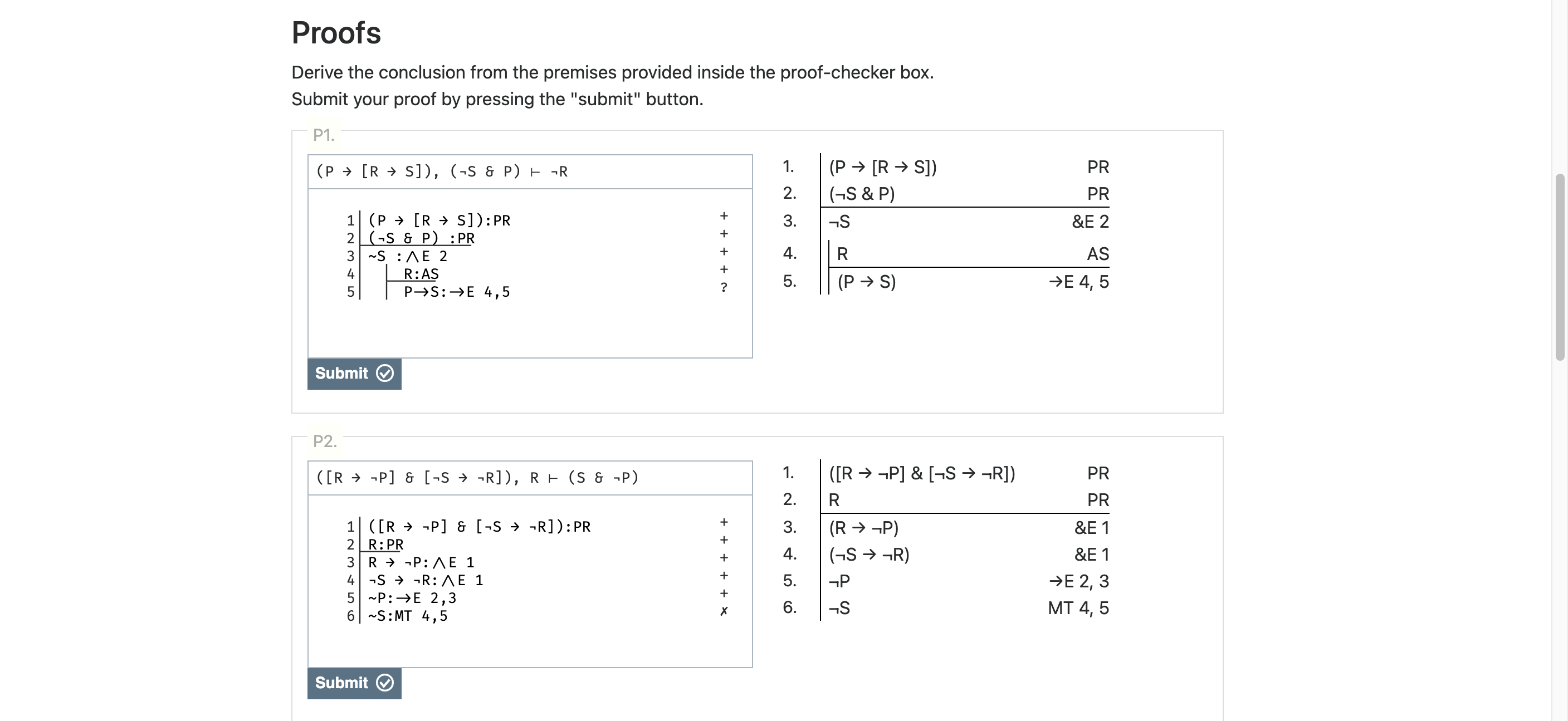 Solved Using carnap.io to submit proofs.We can use ONLY | Chegg.com