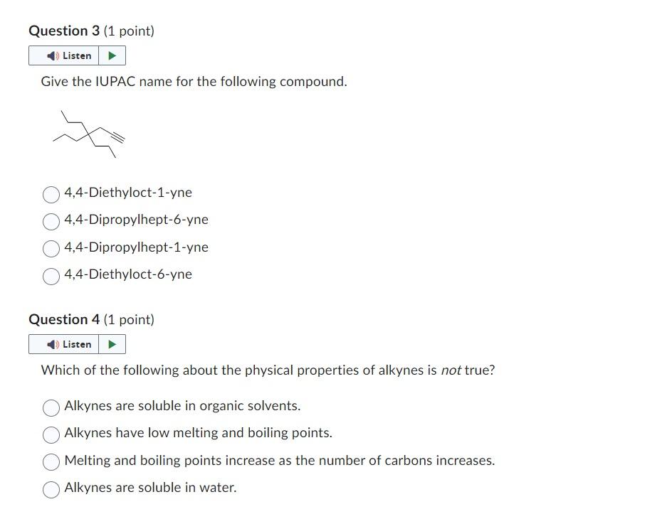 Solved Give the IUPAC name for the following compound. | Chegg.com