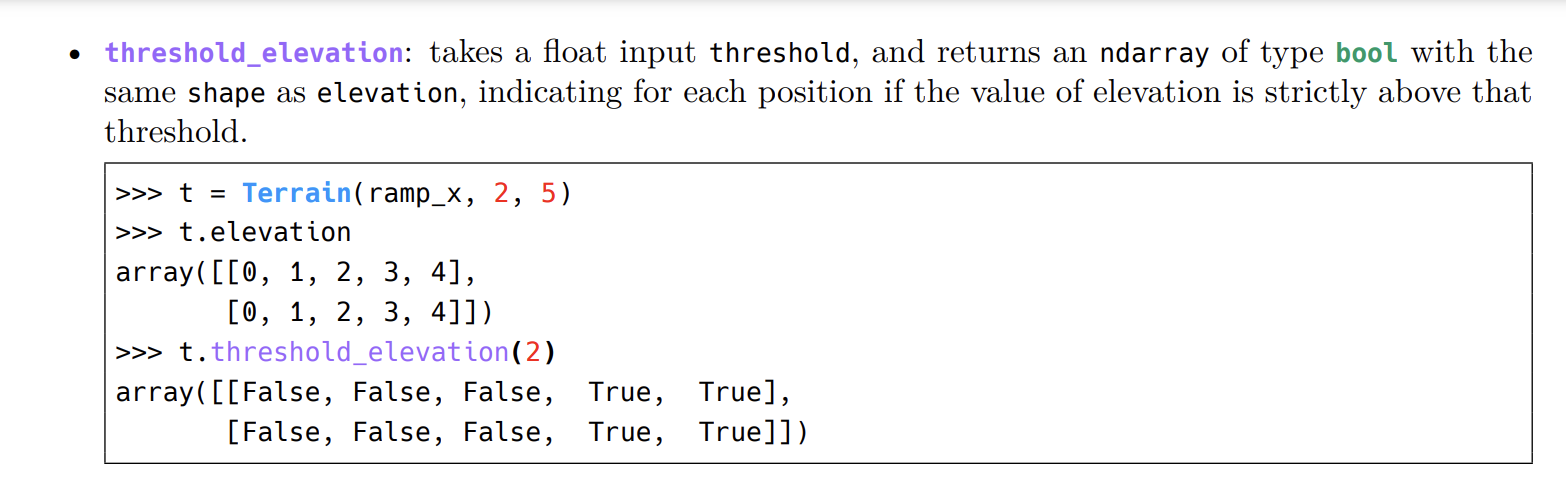 Solved so, note that for each of the methods defined below, | Chegg.com