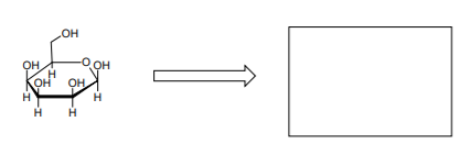 Solved Convert the sugar shown below to its acyclic form | Chegg.com