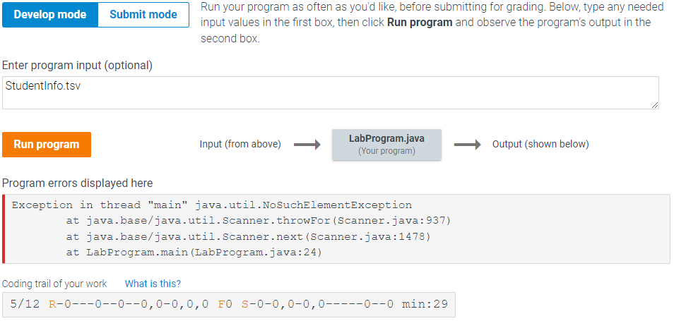 I keep getting this error when i run it on | Chegg.com