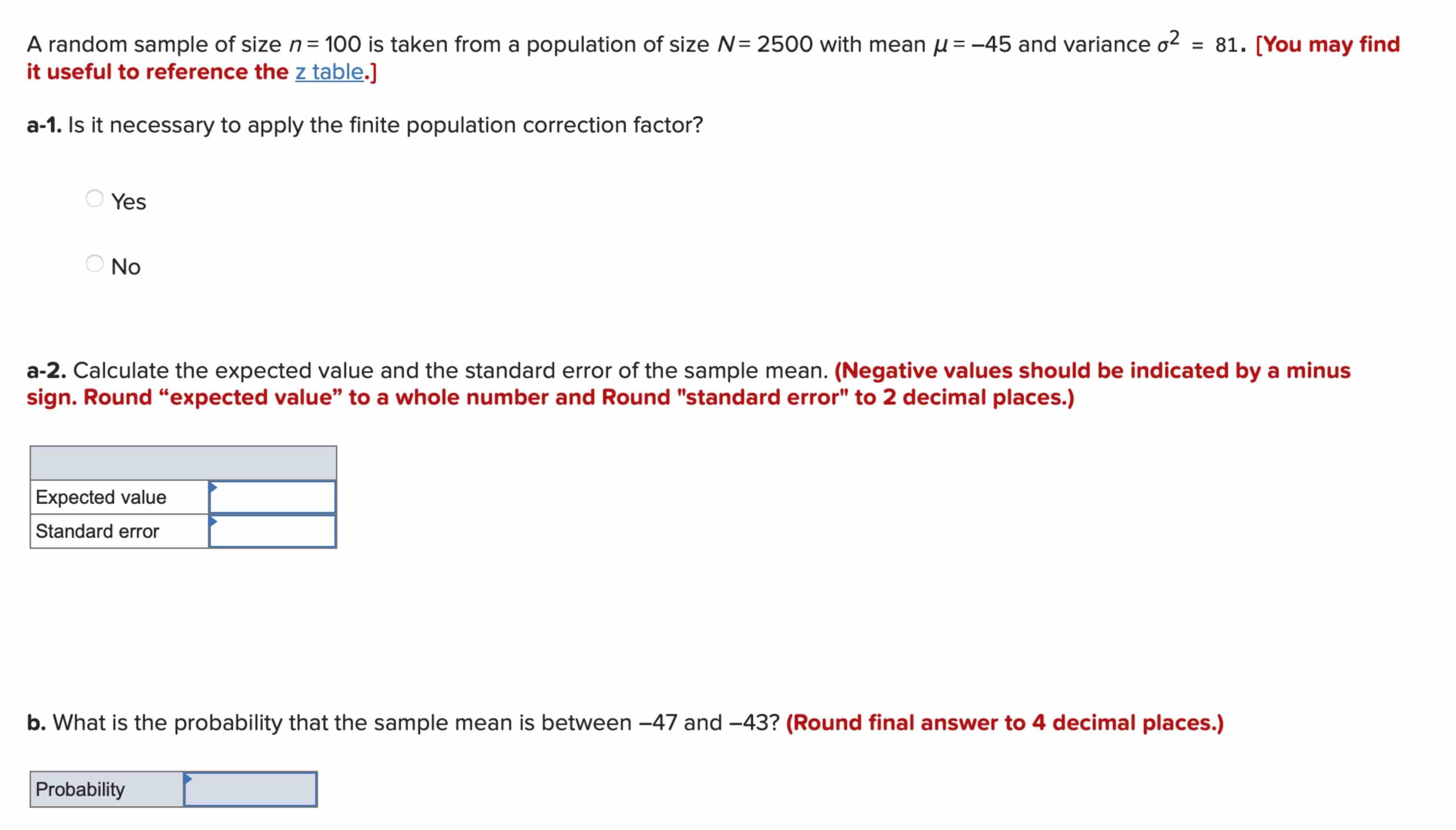 Solved A Random Sample Of Size N100 ﻿is Taken From A 