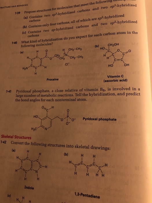 Solved TRUCTURE AND BONDING sp-hybridized zed two | Chegg.com