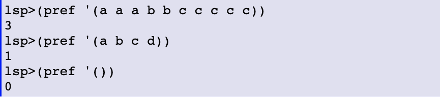 Solved In Lisp Programming Language Make A Function Pref 3874