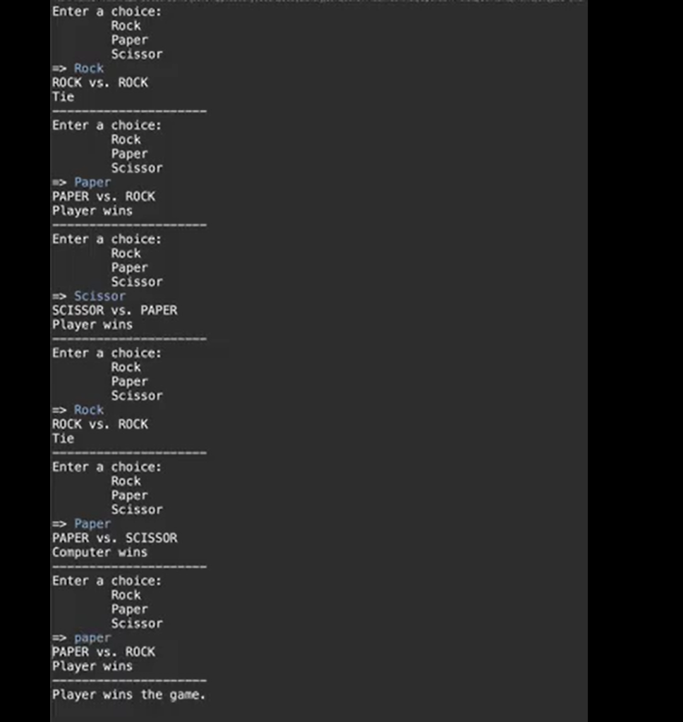 Solved Rock, Paper, Scissors Game Write a program that lets | Chegg.com