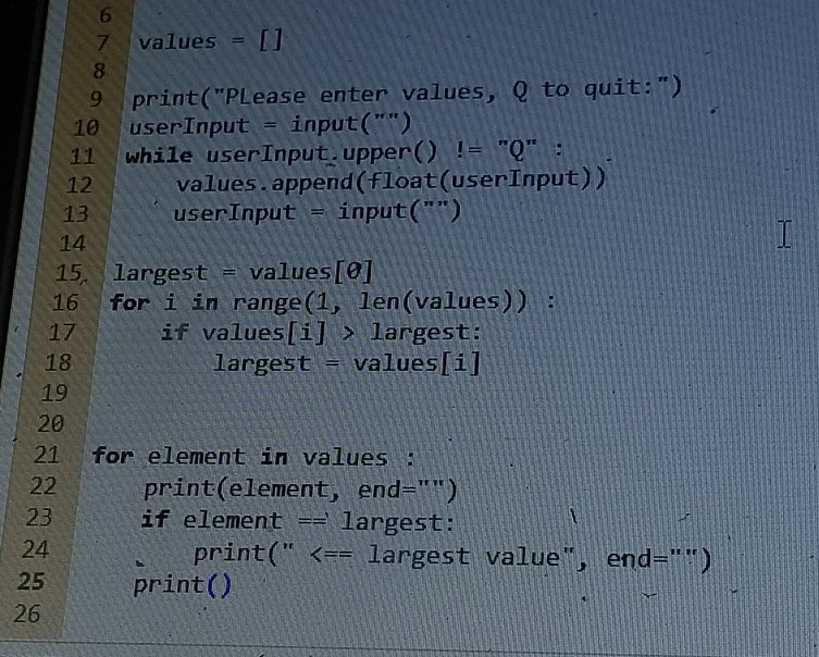 Solved Modify the code so it also prints out not just the | Chegg.com