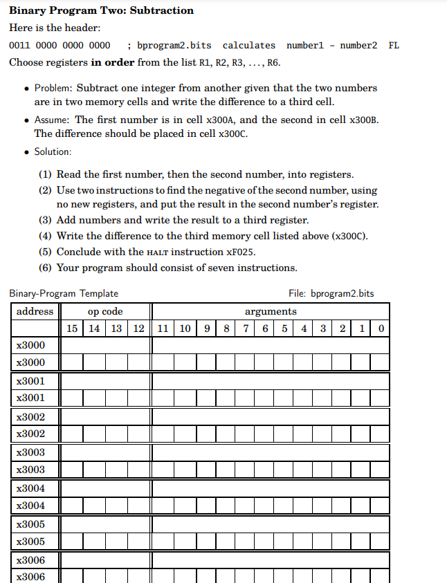 Solved In this exercise, I can use an lc-3 simulator but I'm | Chegg.com