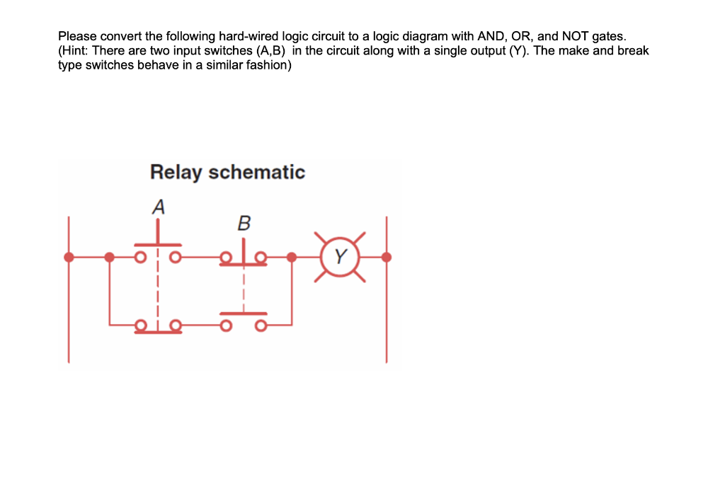 Solved Please convert the following hard-wired logic circuit | Chegg.com