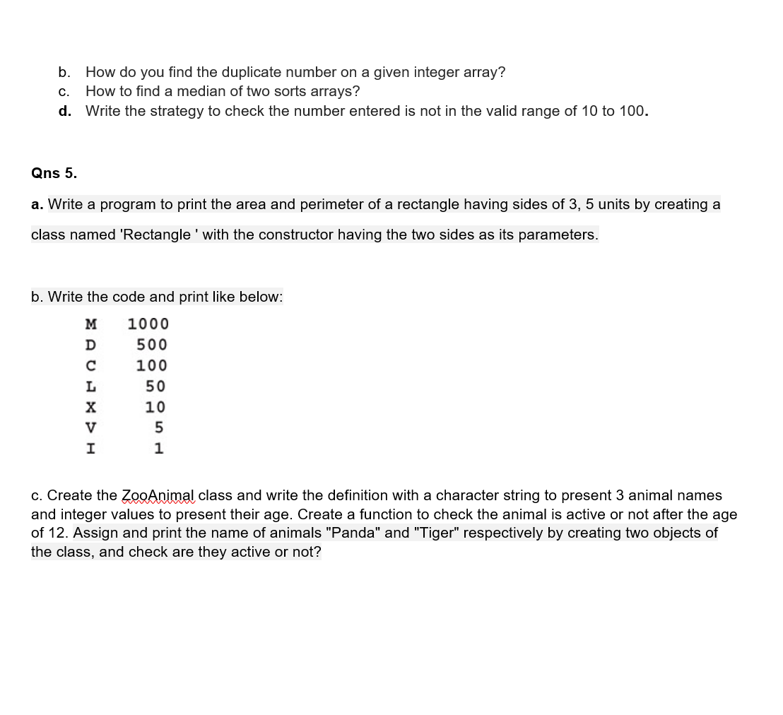 Solved b. How do you find the duplicate number on a given | Chegg.com