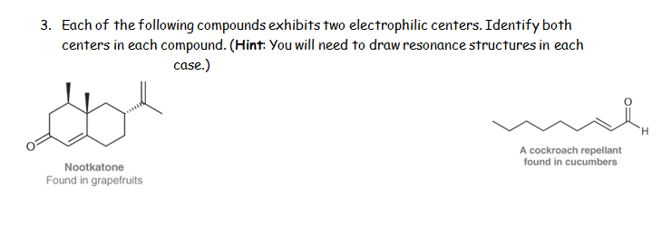Solved 3. Each of the following compounds exhibits two | Chegg.com