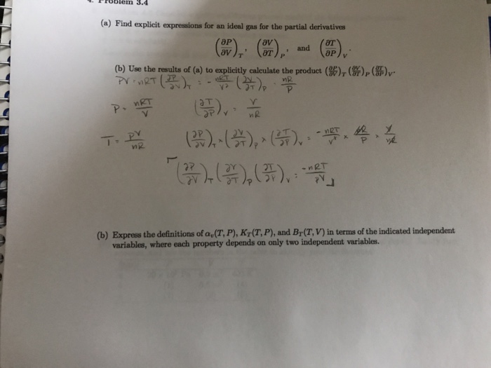 Solved PPBBlem 3.4 (a) Find explicit expressions for an | Chegg.com