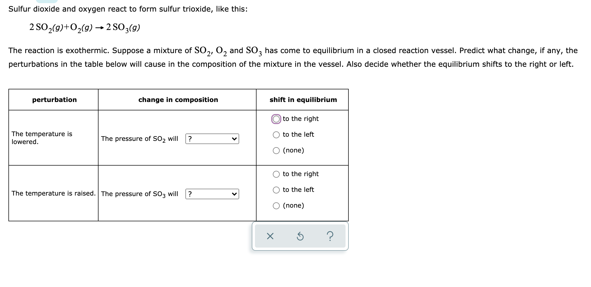 Solved Sulfur dioxide and oxygen react to form sulfur | Chegg.com