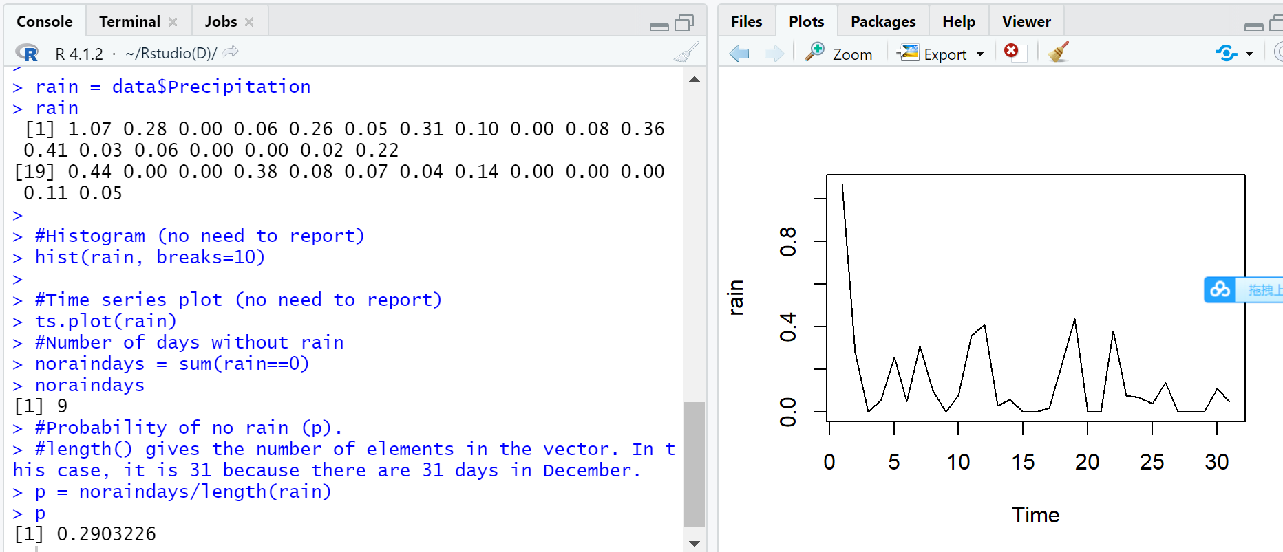 Solved Assume that a park manager inspects the park trails | Chegg.com