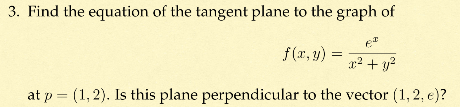 Solved Find the equation of ﻿the tangent plane to ﻿the graph | Chegg.com