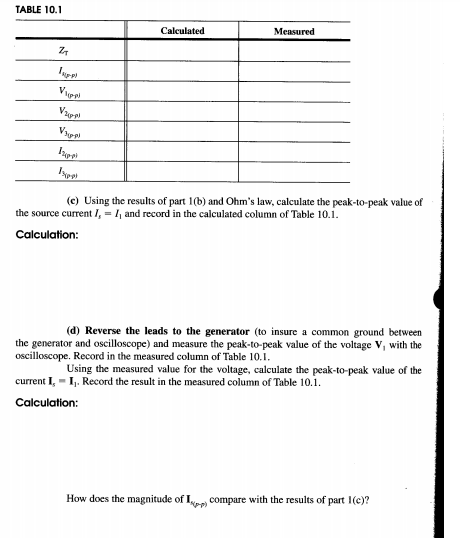 Solved PROCEDURE Part 1 R-L Series-Parallel Network (a) | Chegg.com